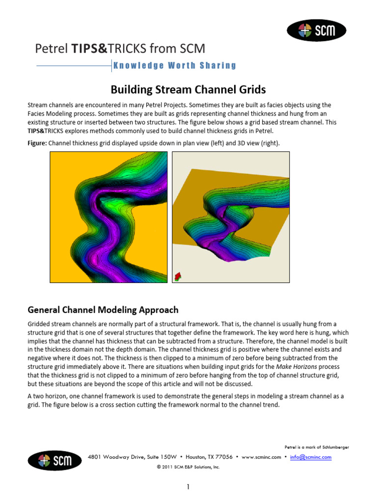 Building Channel Thickness Grids in Petrel | PDF | Applied Mathematics