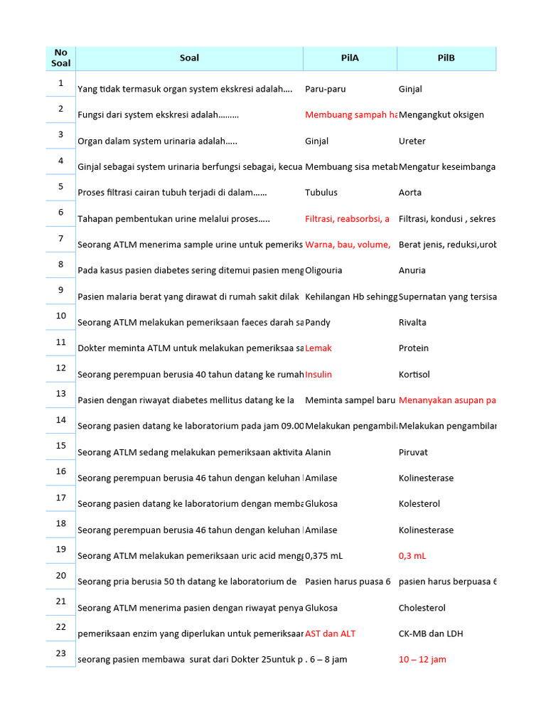 Importdatasoal | PDF