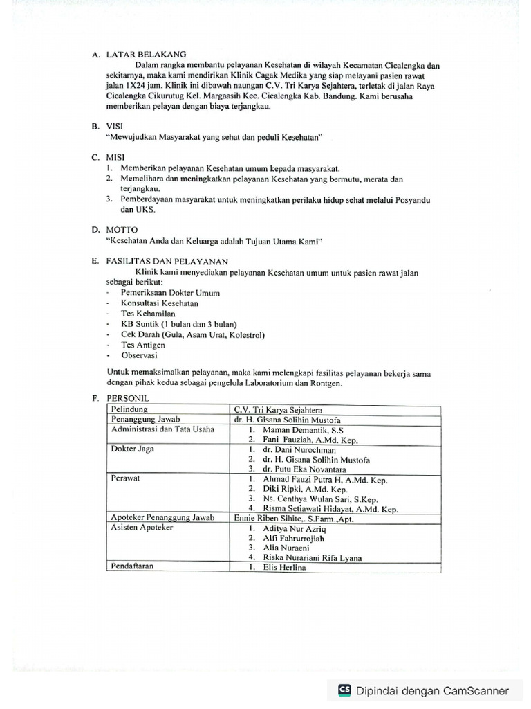 Profil Klinik KCM | PDF