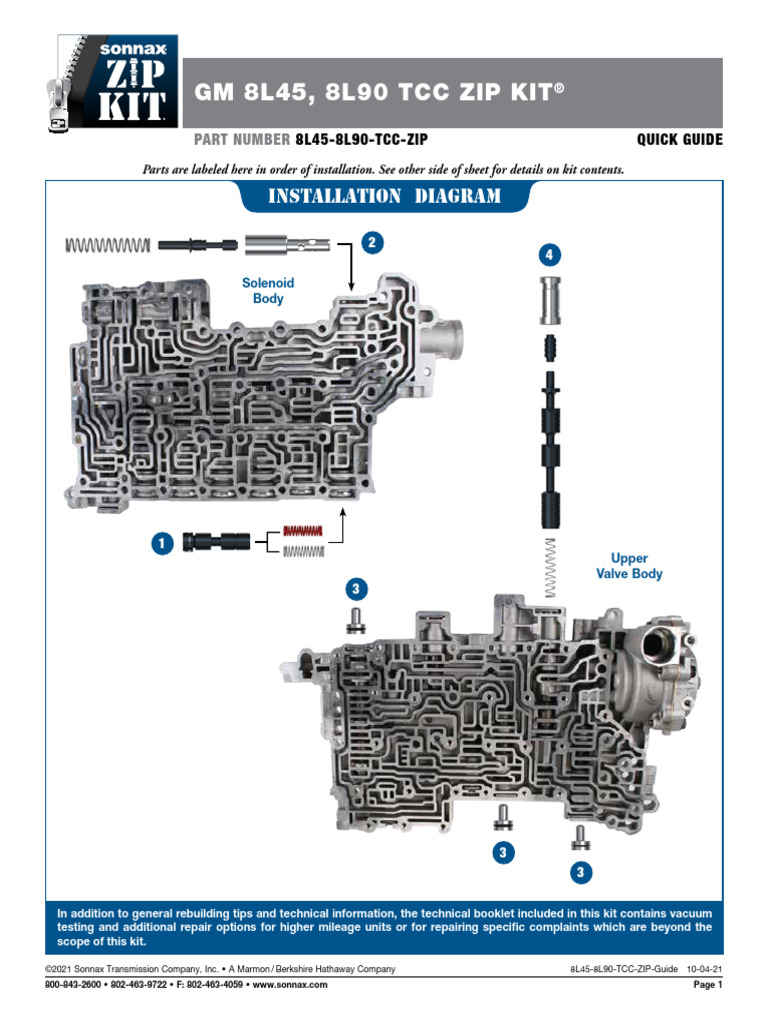 8L90 Valvule Body | Download Free PDF | Valve | Clutch