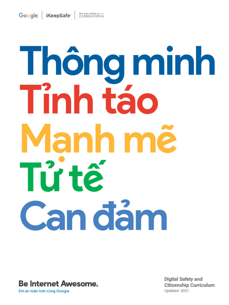 Google BeInternetAwesome Curriculum VN | PDF