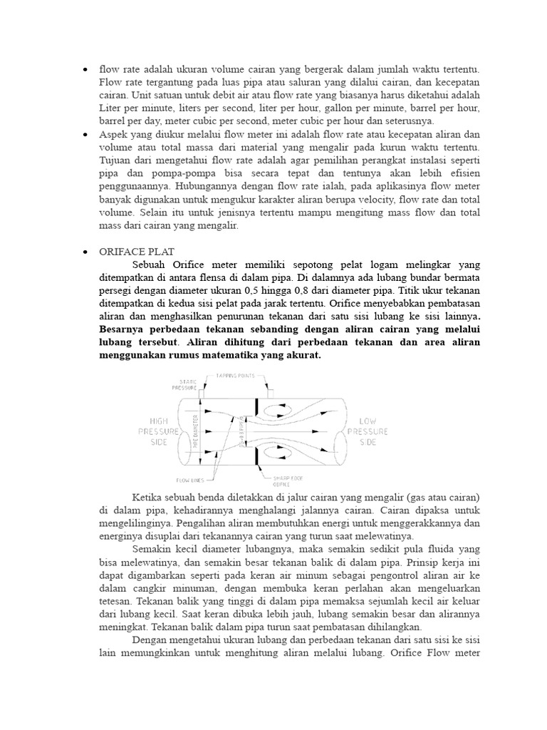 Flow Rate Adalah Ukuran Volume Cairan Yang Bergerak Dalam Jumlah Waktu ...
