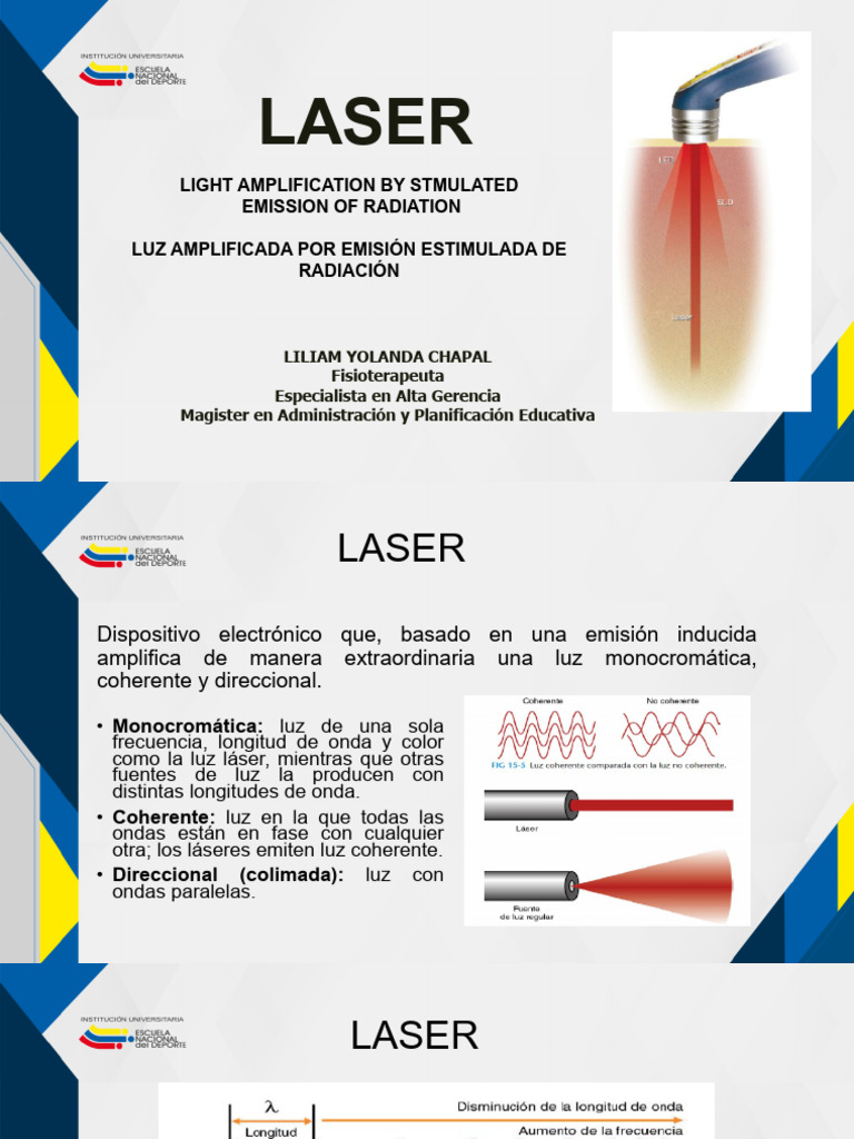 Clase Laser 30 Oct | PDF | Radiación electromagnética | Láser