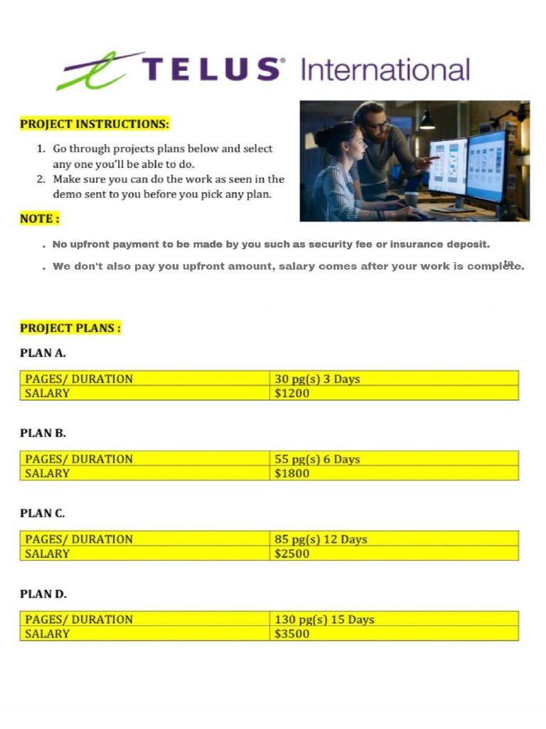 Telus International Project Plan | PDF