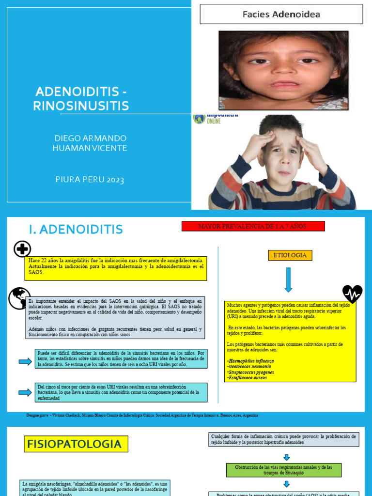 Adenoiditis | PDF | Epidemiología | Especialidades Medicas