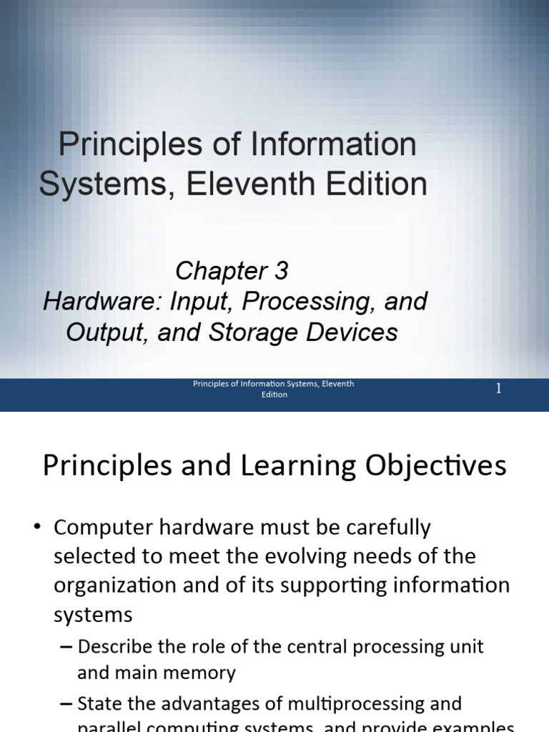 FIS Lecture 3 | PDF | Random Access Memory | Computer Data Storage
