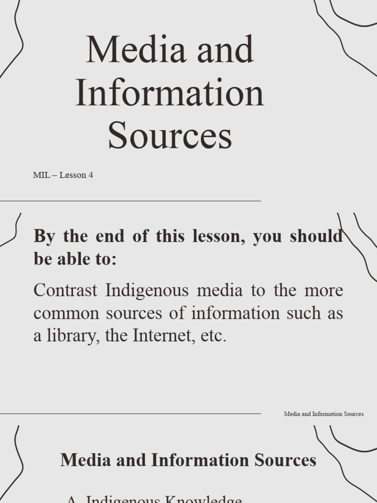 4 Media and Information Sources | PDF | Mass Media | Libraries
