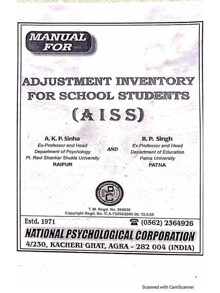 Aiss Manual | PDF