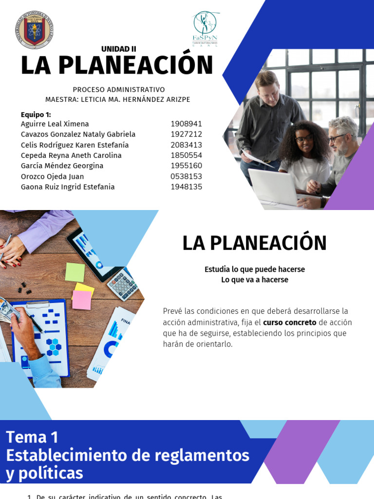 Eq1. Planeación | PDF | Presupuesto