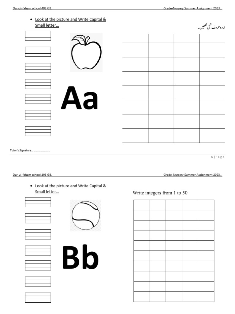 Nursery Workbook 2023. | PDF