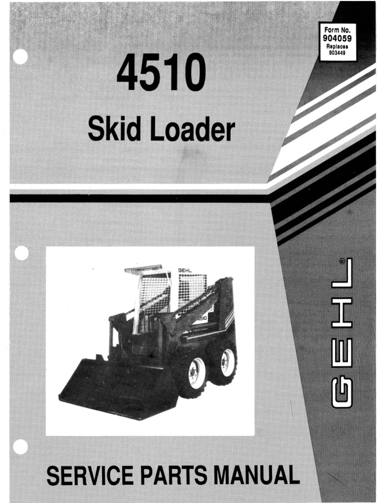 Gehl 4510-Skid-Loader-Parts-Manual-904059 | PDF