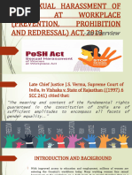 POSH Committee Guidelines | PDF