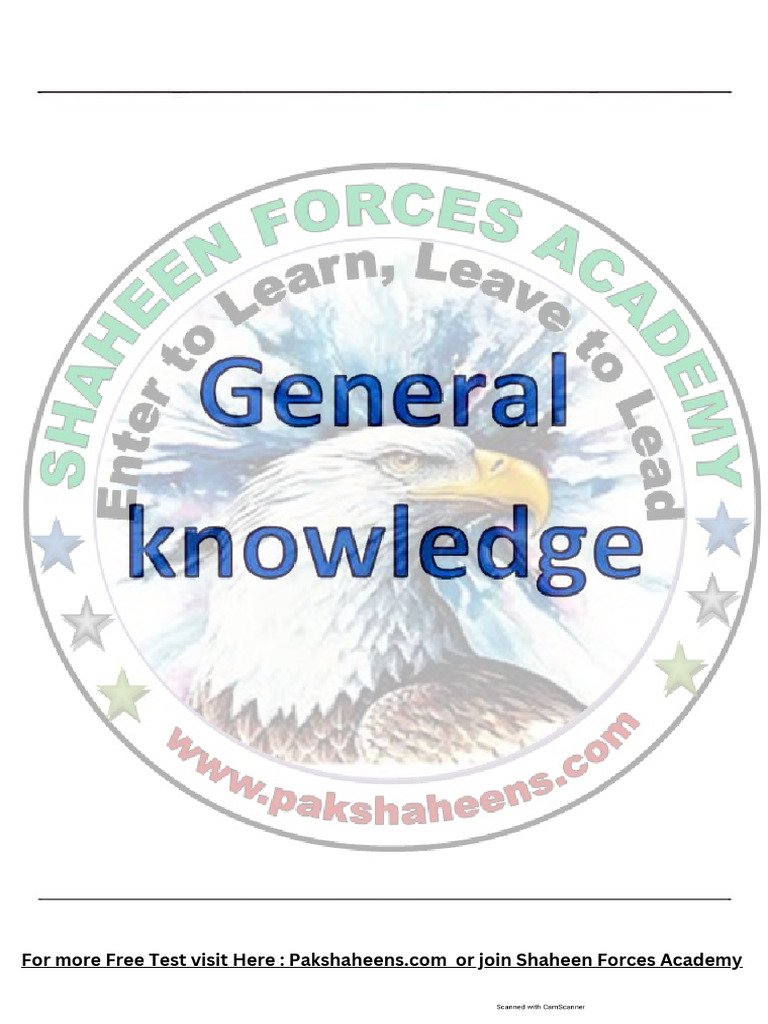 General Knowledge Notes | PDF