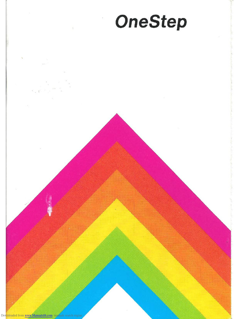 Polaroid One Step SX-70 | PDF