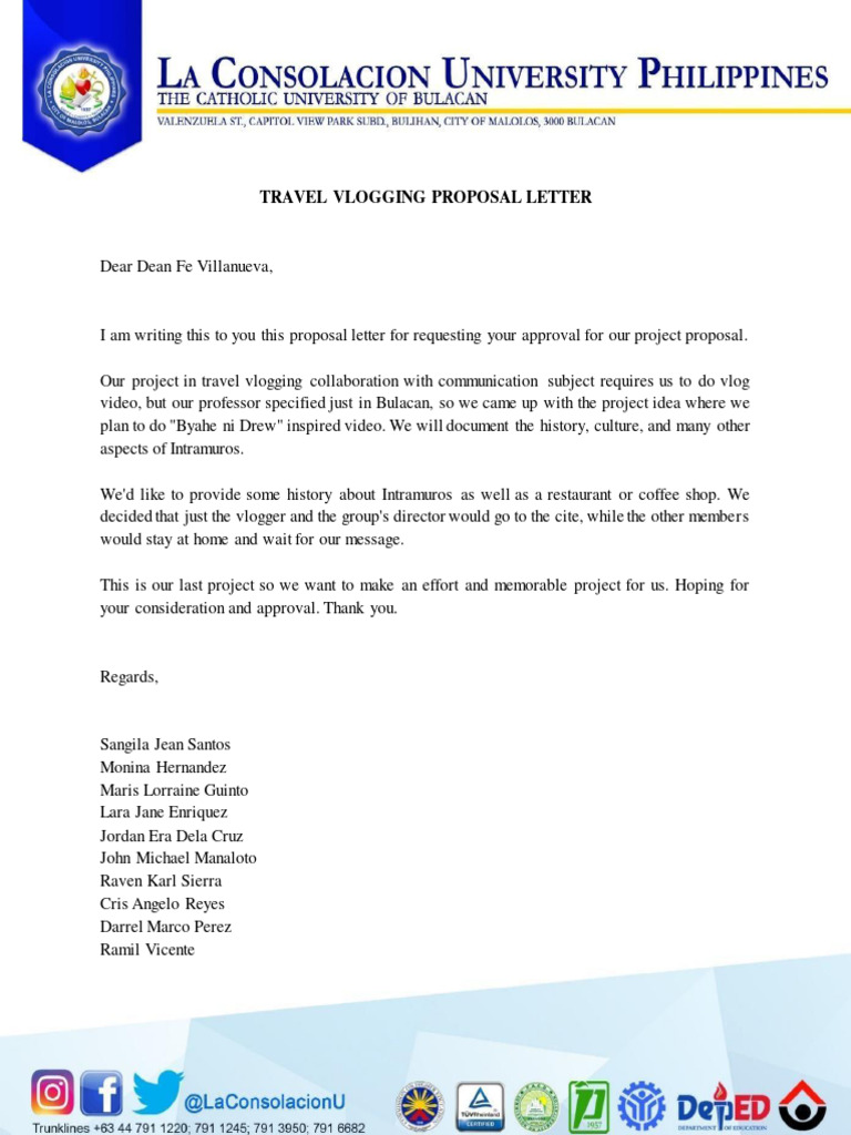 Proposal Letter Intra Muros | PDF