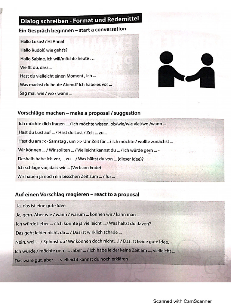 Dialog Schreiben | PDF