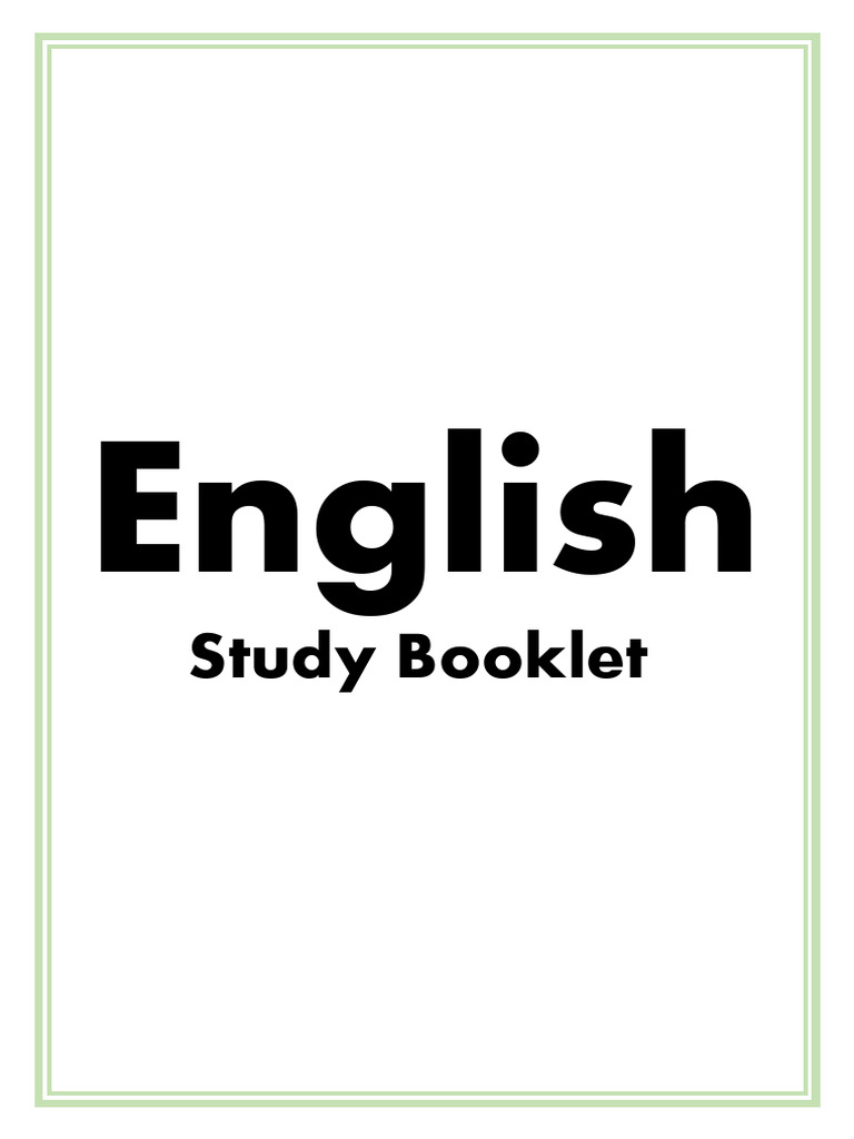 English | PDF | Word | English Language