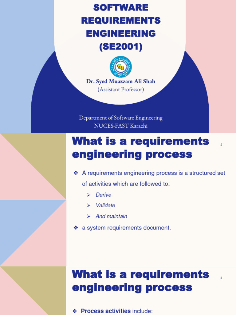 Lecture 02 - Sre - Se2001 (Bse) | PDF | Computing | Software Engineering