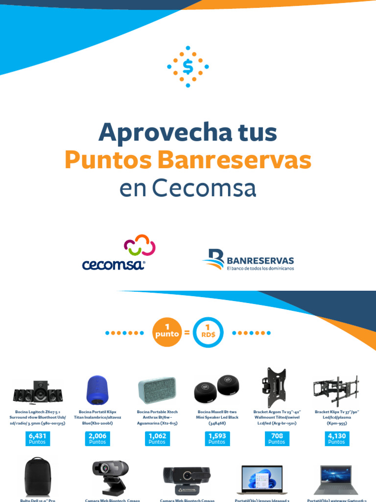 Encarte Catalogo Puntos Cecomsa 2023 | PDF | Ingeniería Informática ...