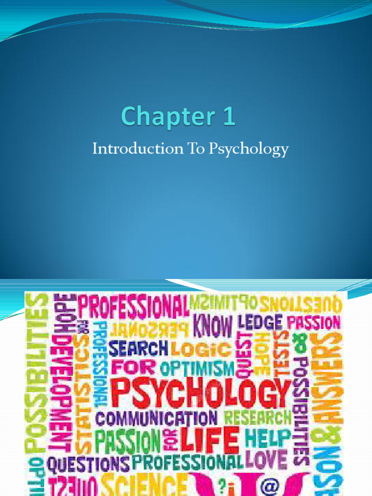 Chapter 1 INTRO | PDF | Psychology | Soul