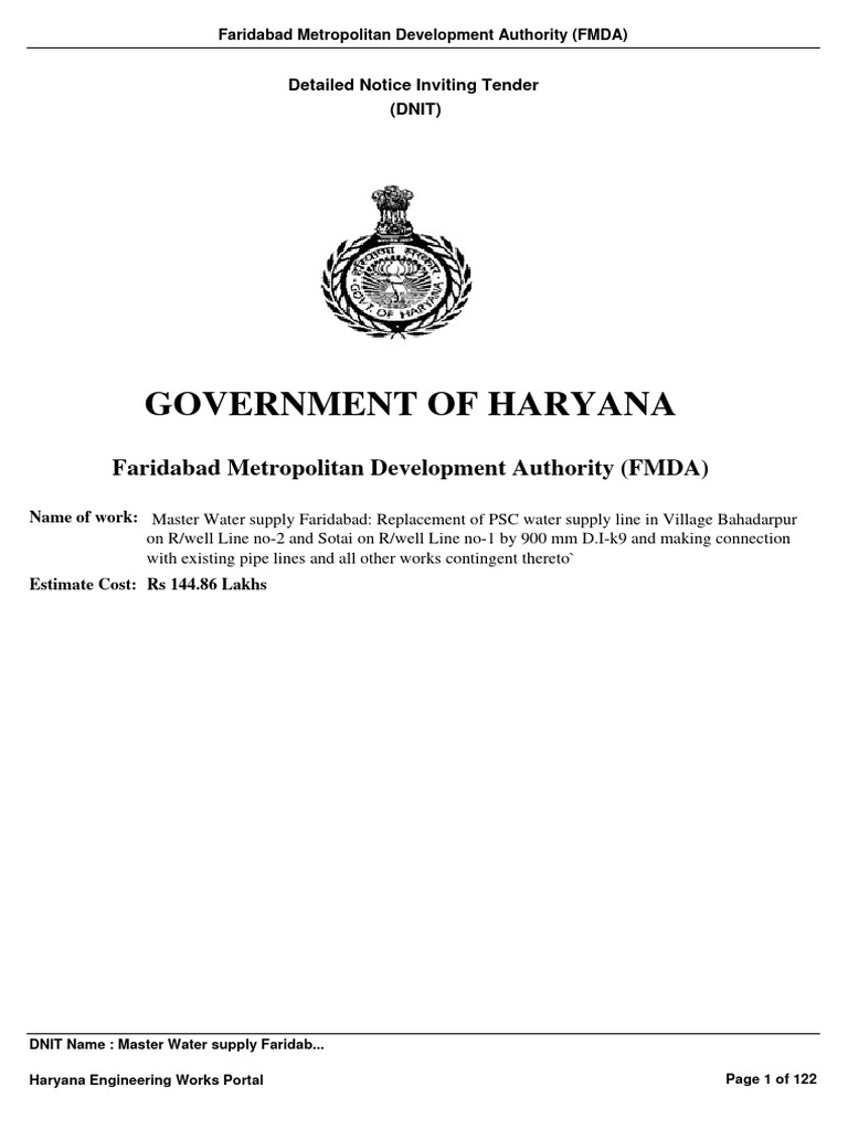 Notice Inviting Tender | PDF | Joint Venture | Specification (Technical Standard)