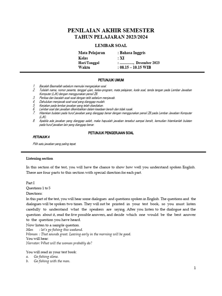 Semester Final Exam: English XI | PDF | Chocolate | Cocoa Bean