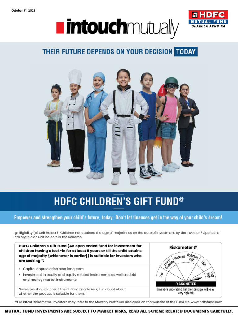 HDFC MF Factsheet - October 2023 | PDF | Investment Fund | Sharpe Ratio