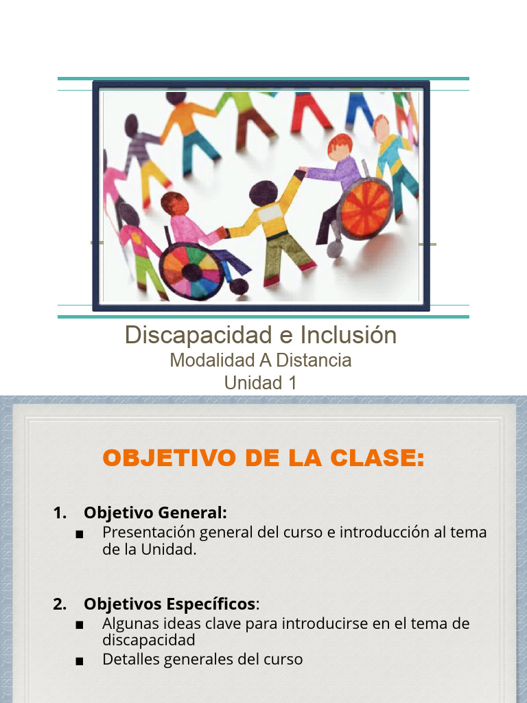 Discapacidad e Inclusión Unidad 1 | PDF | Invalidez | Prejuicios