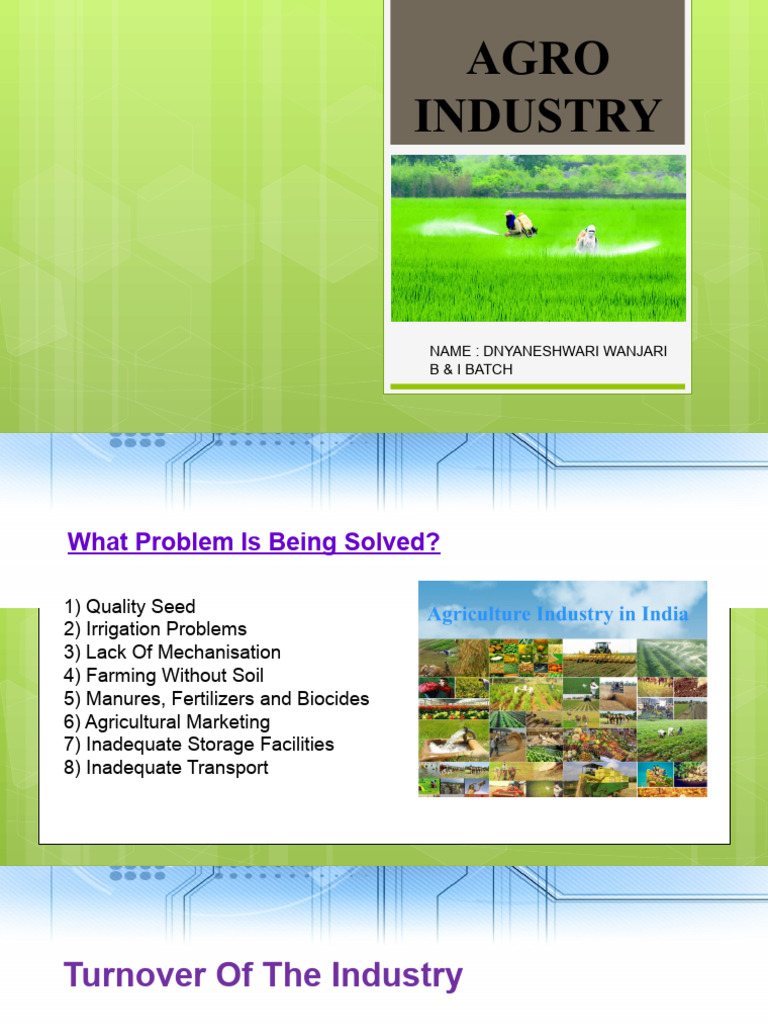 Challenges and Opportunities in Agro Industry | PDF | Technology ...