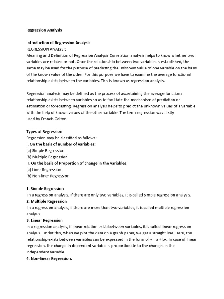 3 Regression Analysis | PDF | Regression Analysis | Dependent And Independent Variables
