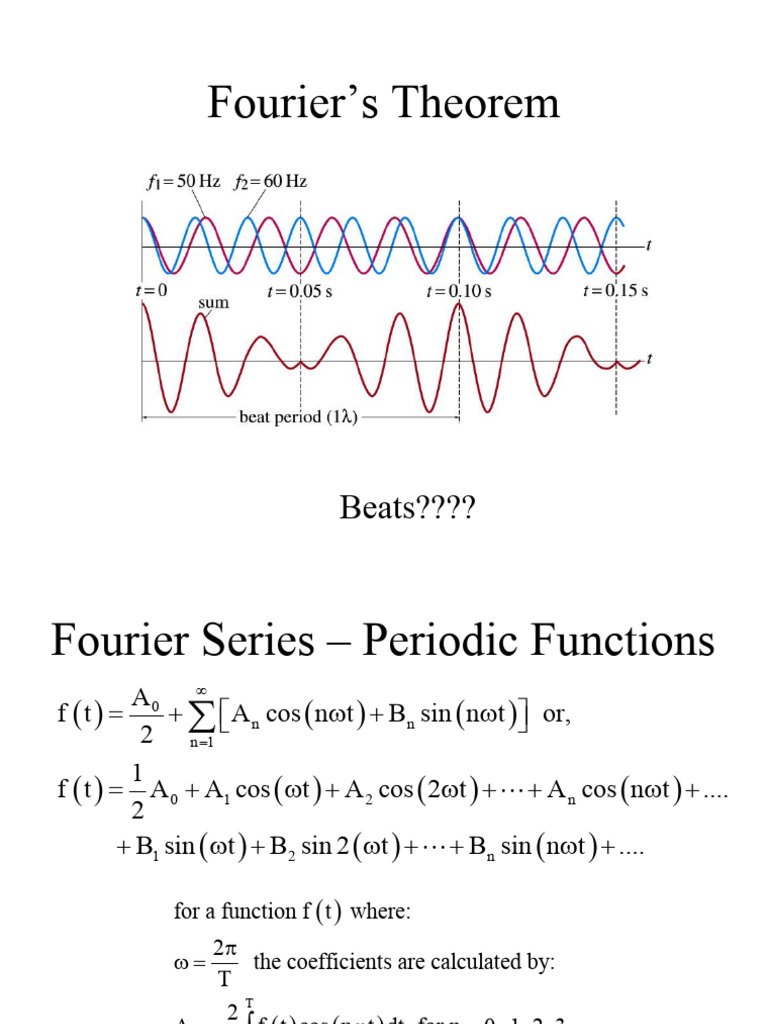 Fourier Series and Transforms Explained | PDF | Fourier Series | Applied Mathematics