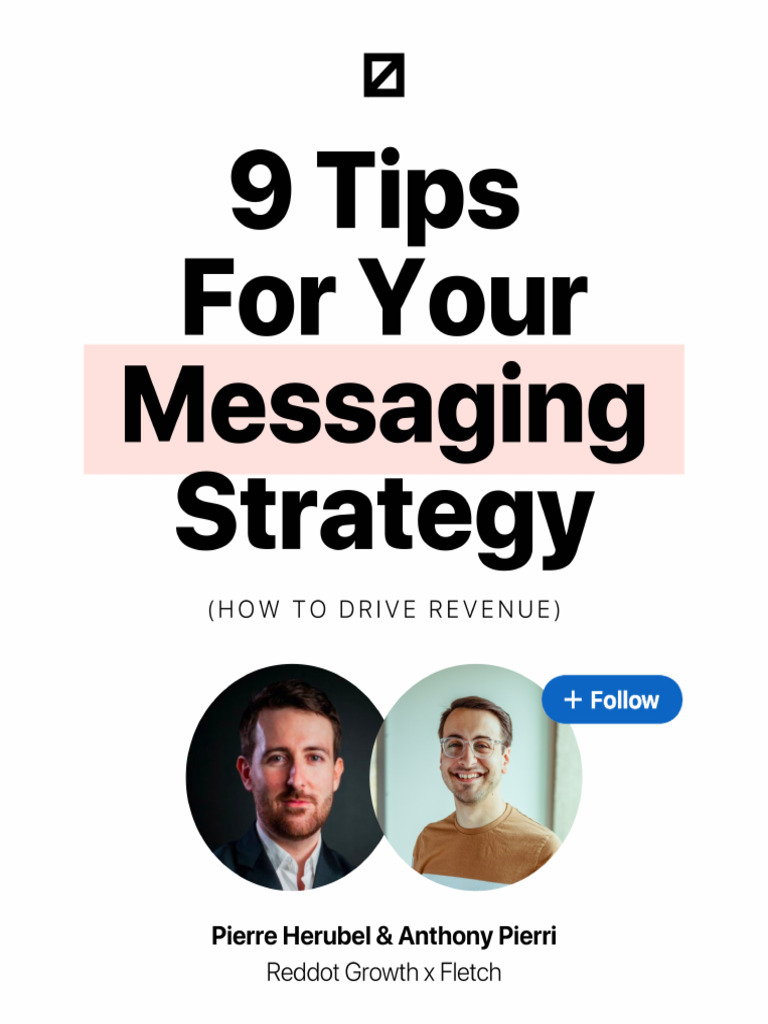 9 Tips For Your Messaging Strategy | PDF