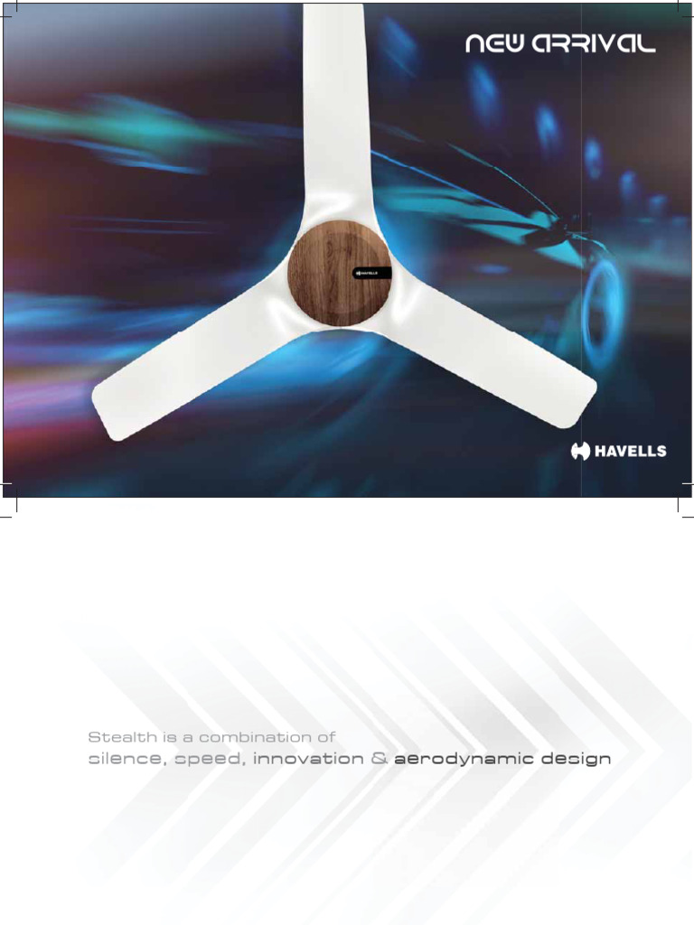 Catalogue Havells New Arrivals Fans | PDF | Paint | Physical Sciences