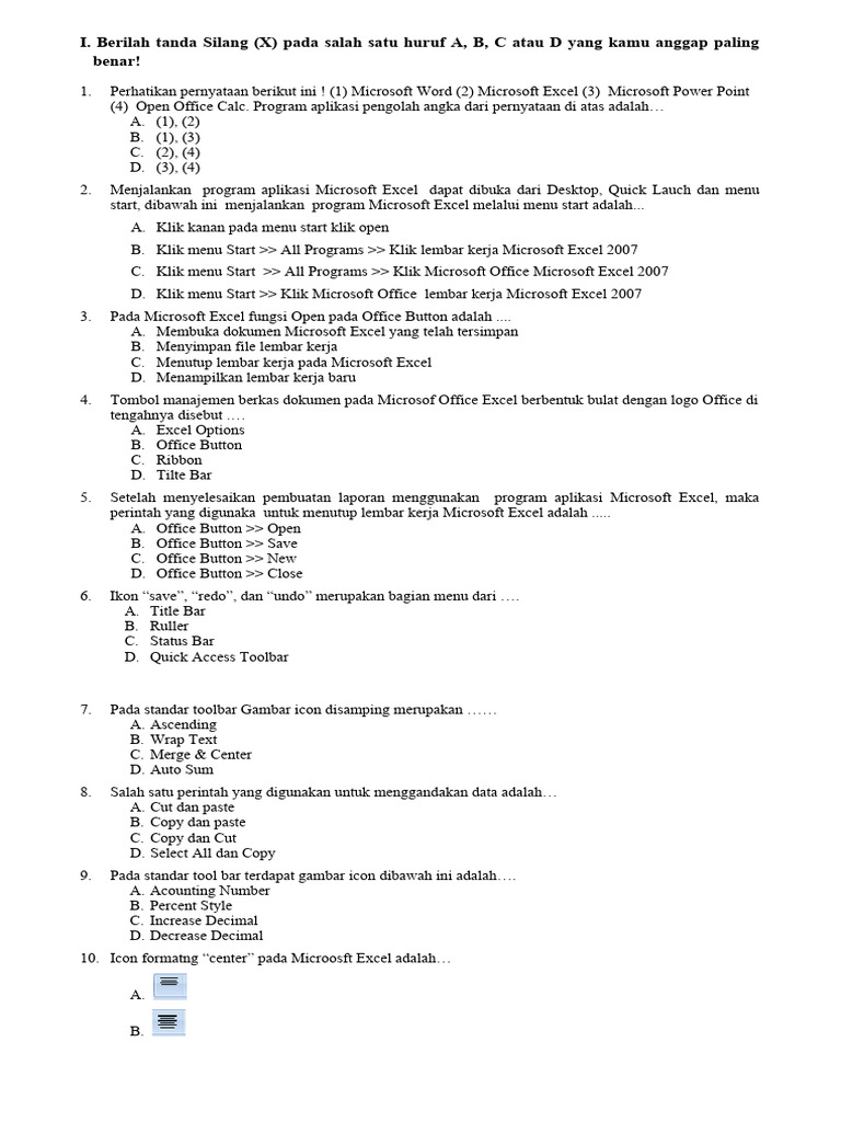 Soal TIK Kelas VIII Latihan | PDF | Komputer | Metode & Bahan Ajar