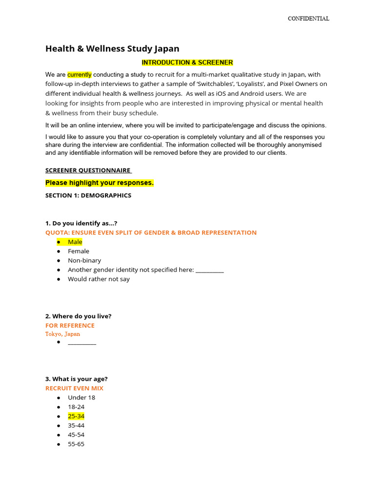 Pixel Health JP Screener-English | PDF | Smartphone | Physical Fitness
