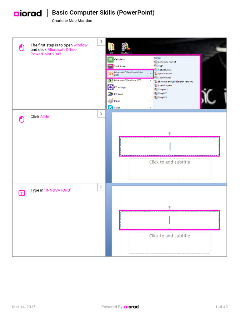 Basic Computer Skills (PowerPoint) | Download Free PDF | Computer ...