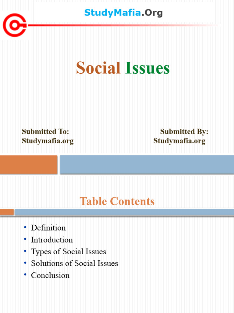 Social Issues | PDF