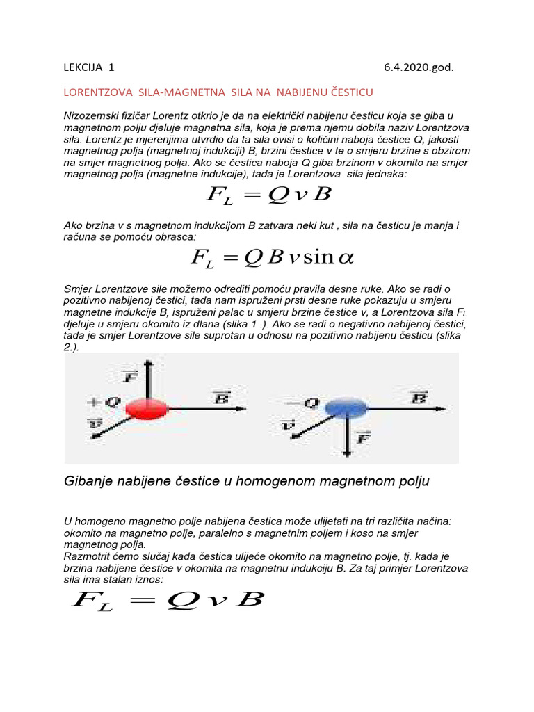 Fizika 2 Lekcije 12 | PDF