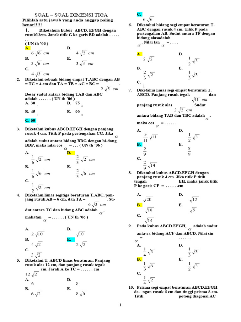 MTK Ruang 3d Liaa | PDF