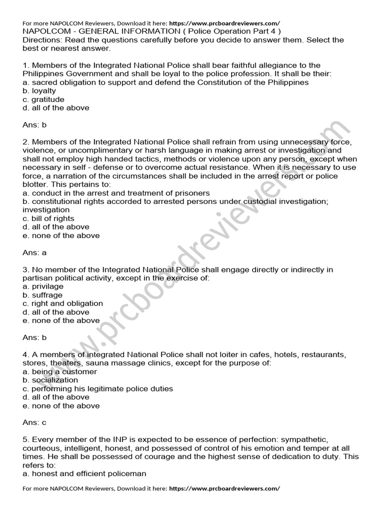 Police Operation Part 4 | PDF | Police | Crimes