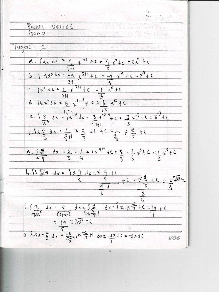 Matematika Belva Prana 2011103 | PDF