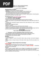 Basic Principles of Economics | PDF | Market (Economics) | Economics