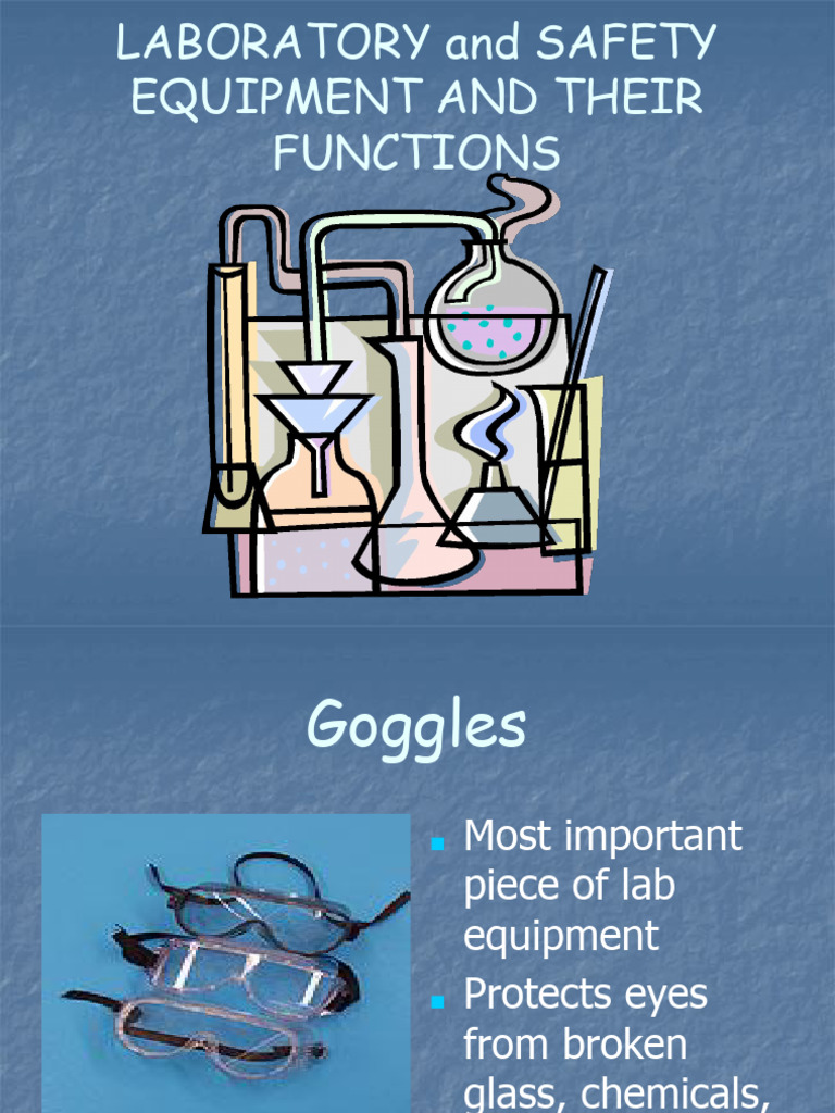 Laboratory and Safety Quipments and Their Function | PDF | Laboratory ...