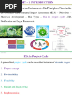 Eia Full Notes | PDF | Environmental Impact Assessment | Evaluation