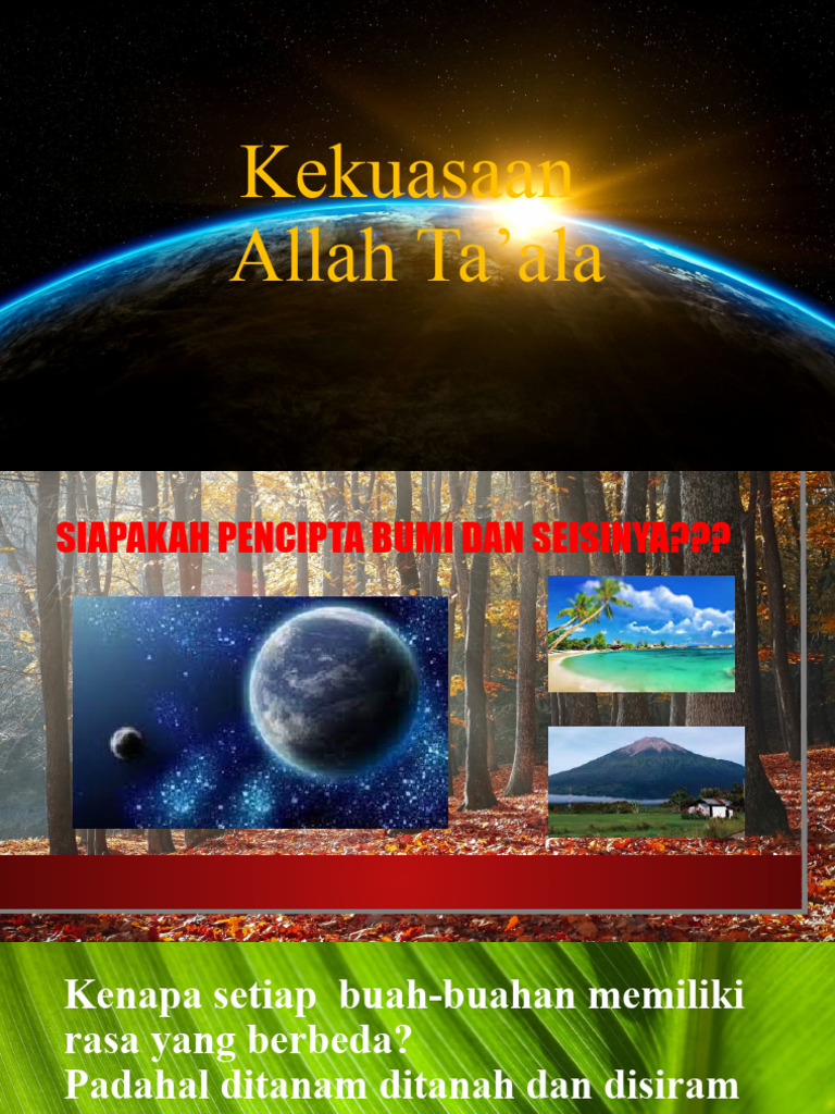 Unit 1.1 Kekuasaan Allah Ta'ala | PDF