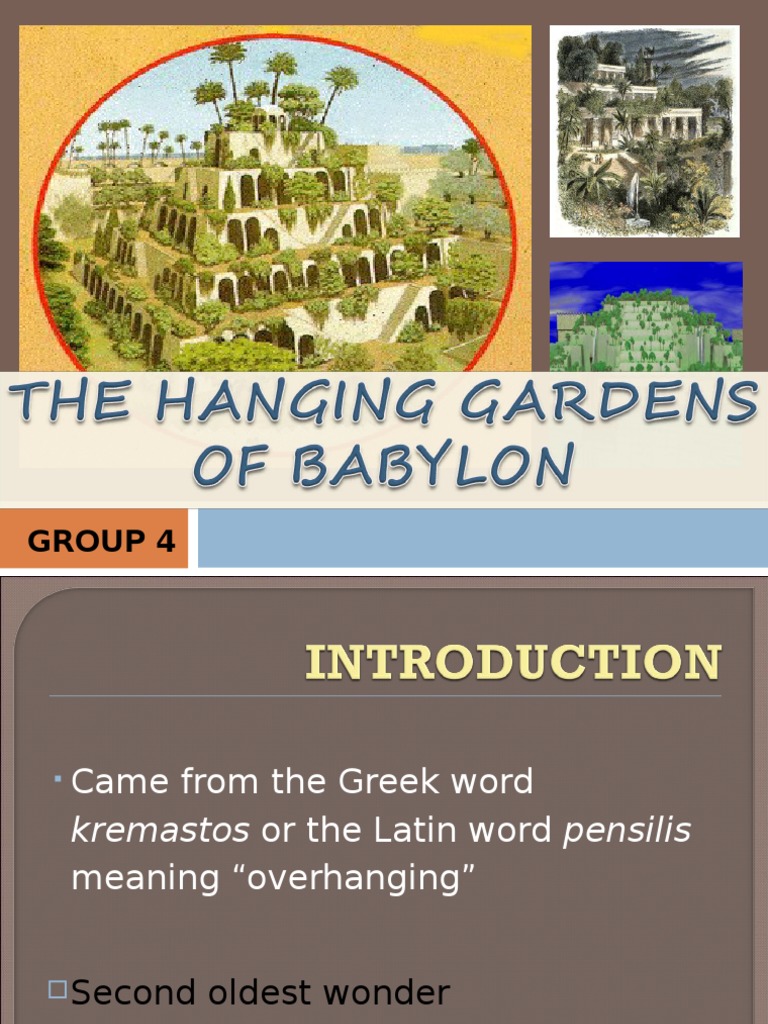 Facts About the Hanging Gardens of Babylon | PDF | Art