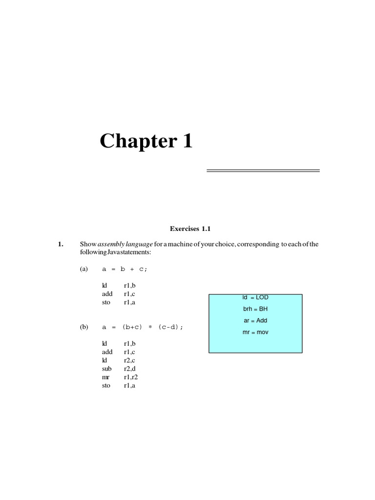 Sheet 1 Answers PDF | PDF | Computing | Computer Architecture