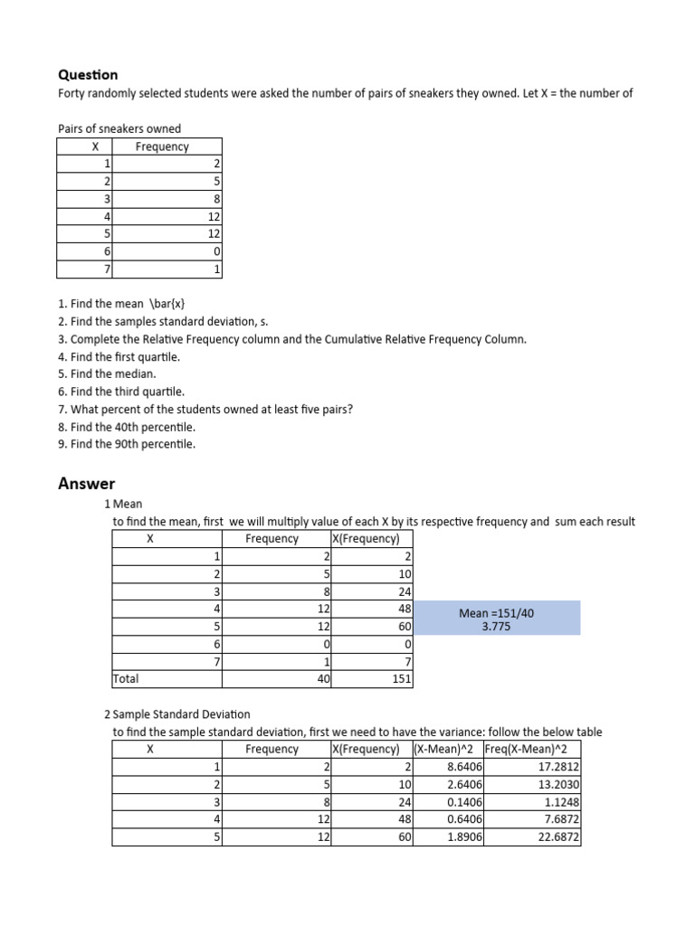Written Assignment Unit2 Pdf Percentile Sampling Statistics