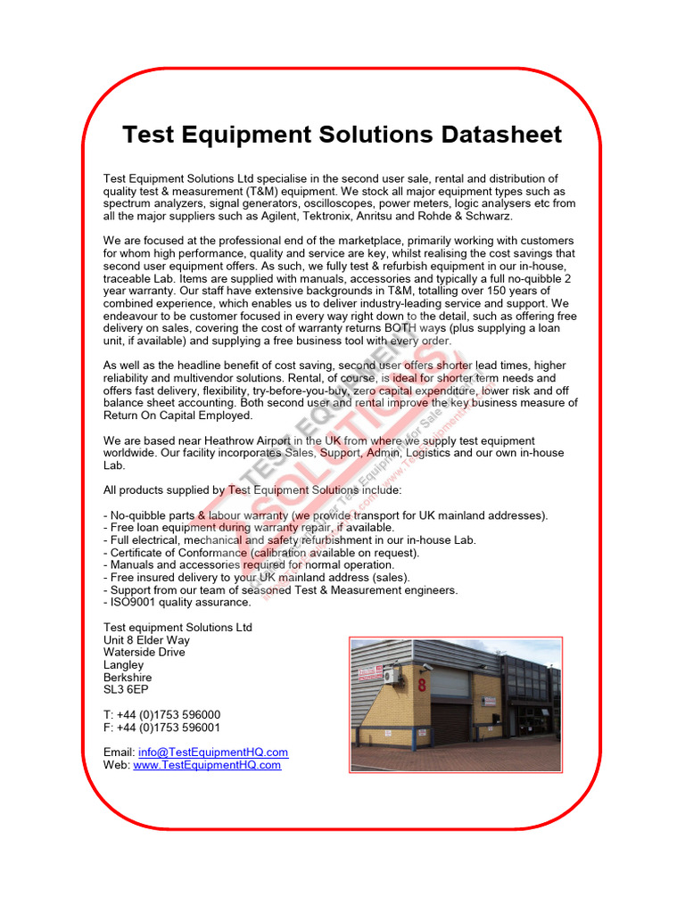 LECROY-WAVESURFER 454-Datasheet | PDF | Information And Communications ...