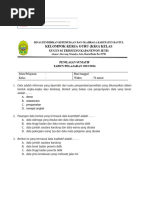 Soal Pengolahan Data Kelas 5 | PDF